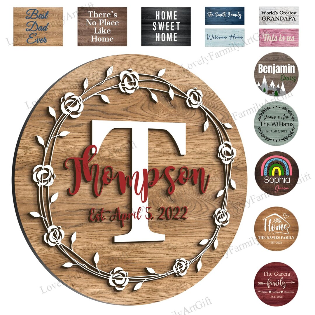 Custom Wood Signs Stained Wood Sign With Your Personalized Quote Custom ...