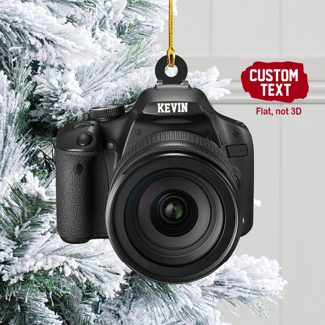 Personalized Name Camera Shaped for Photography Personalized Ornament ...