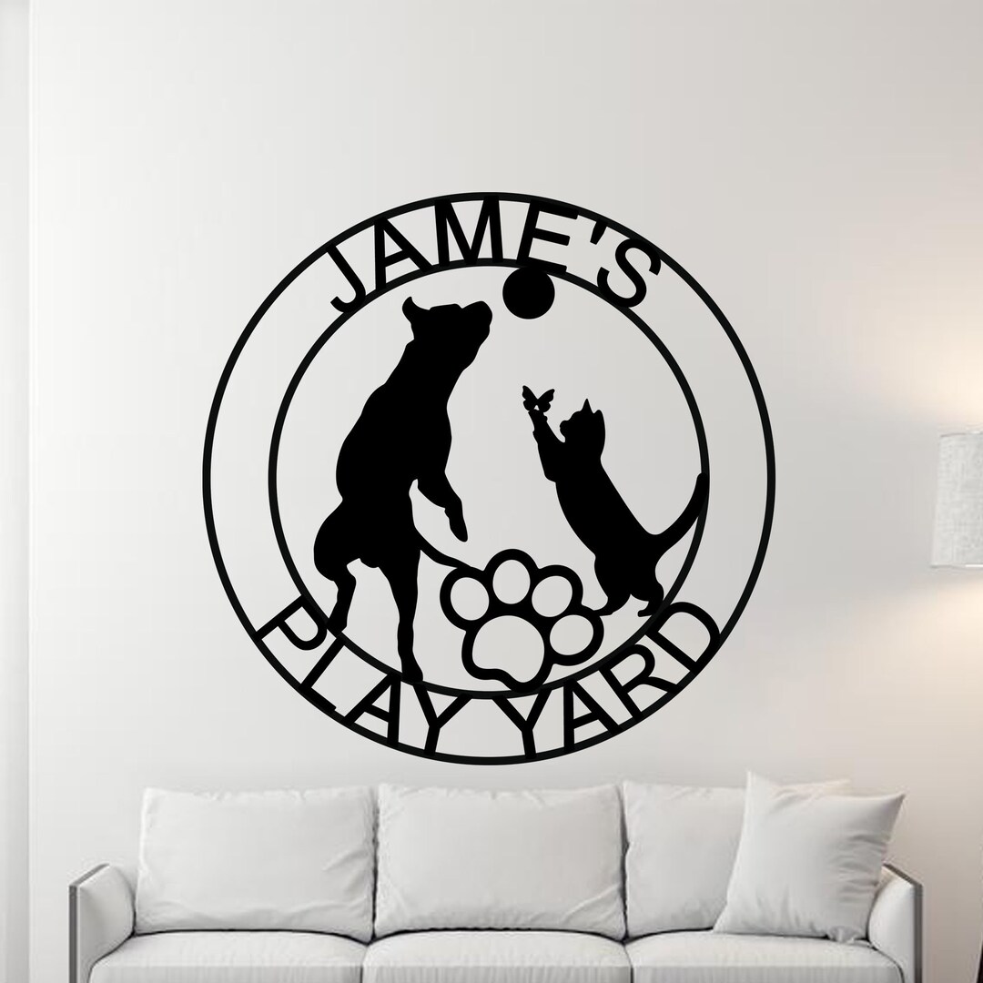 Play Yard Sign, Pet Play Yard Sign, Dog Play Yard Sign, Dog Daycare ...