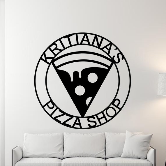Pizza Shop Sign Personalized Pizza Sign Pizza Shop Decor | Etsy