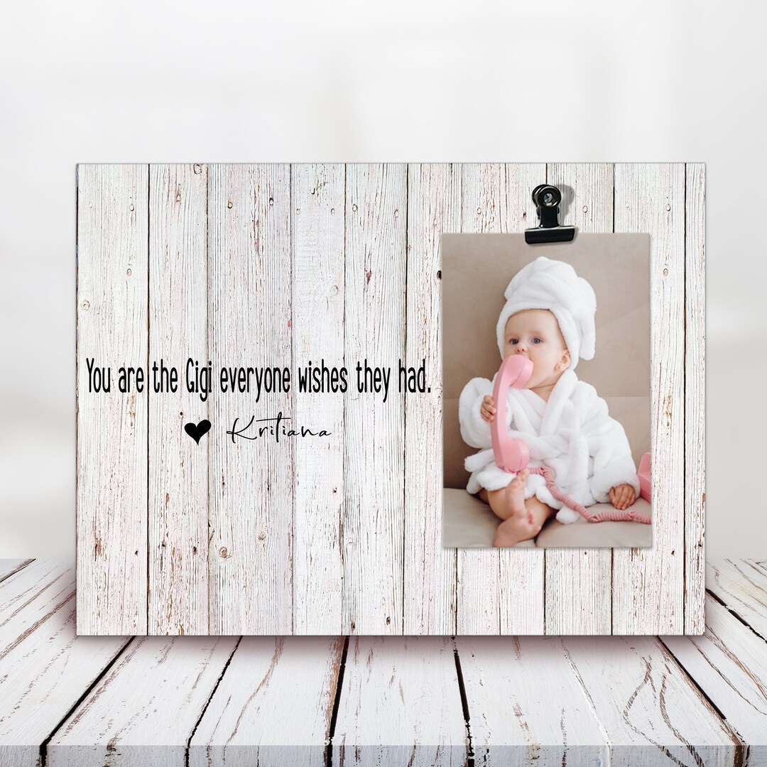 Gigi Gift for Gigi Gigi Grandma Picture Frame Gigi Gift From Grandkids ...