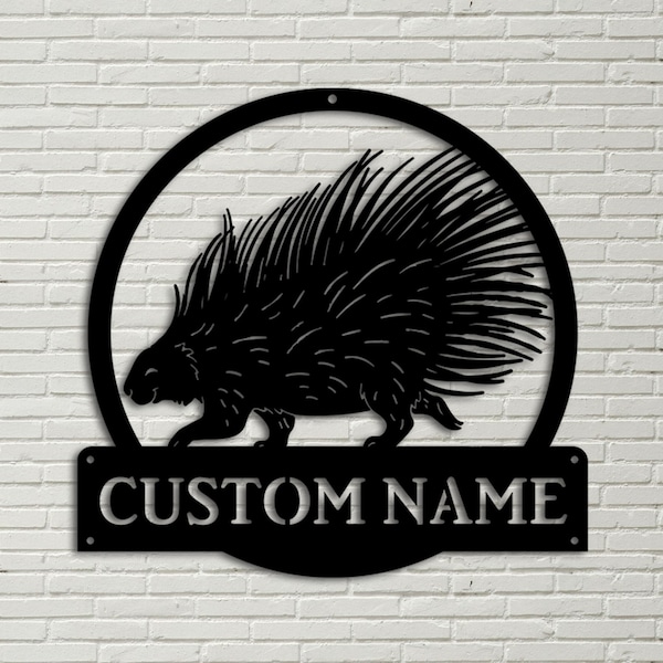 Porcupine Art - Etsy