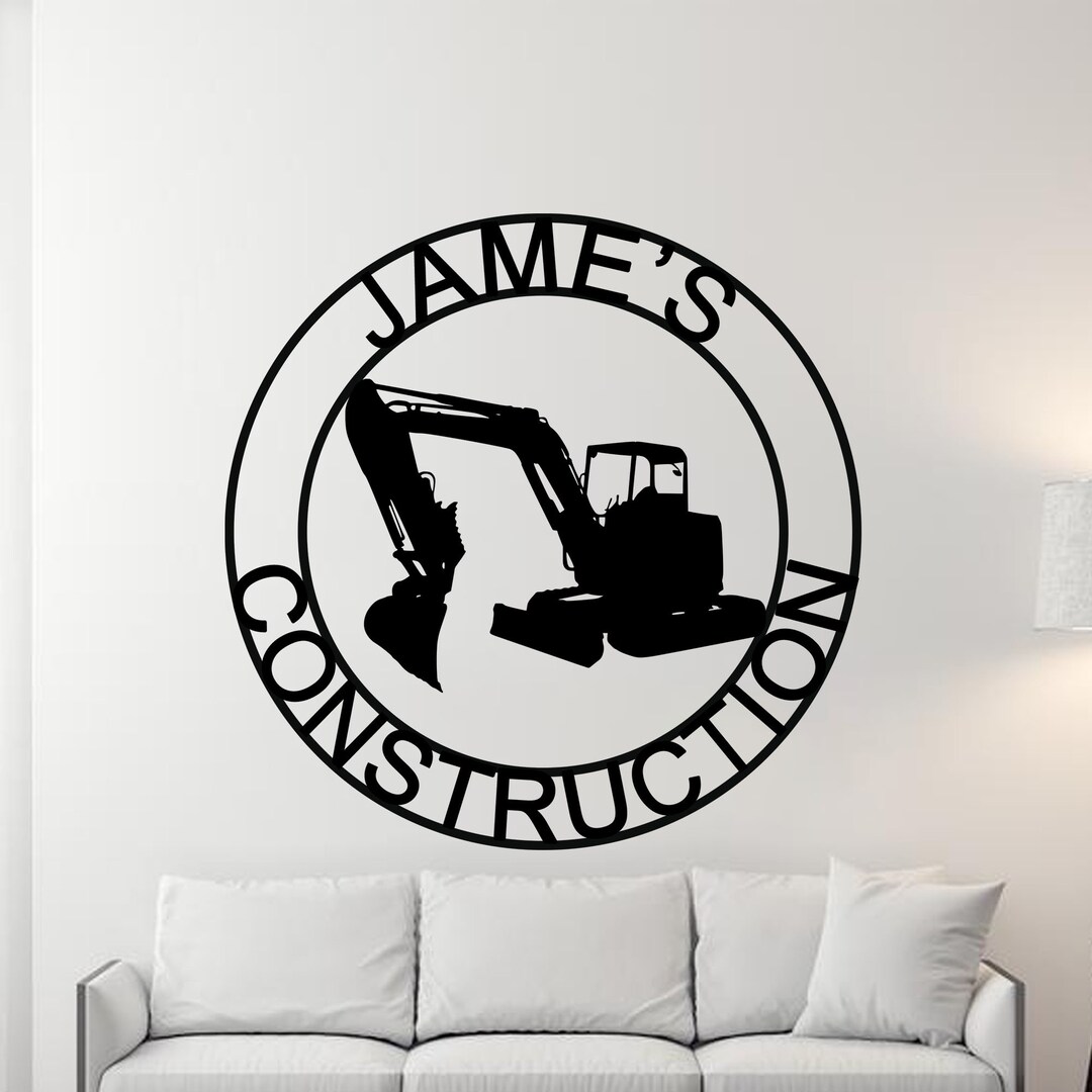 Signo de construcción Signo de contratista Signo de - Etsy España