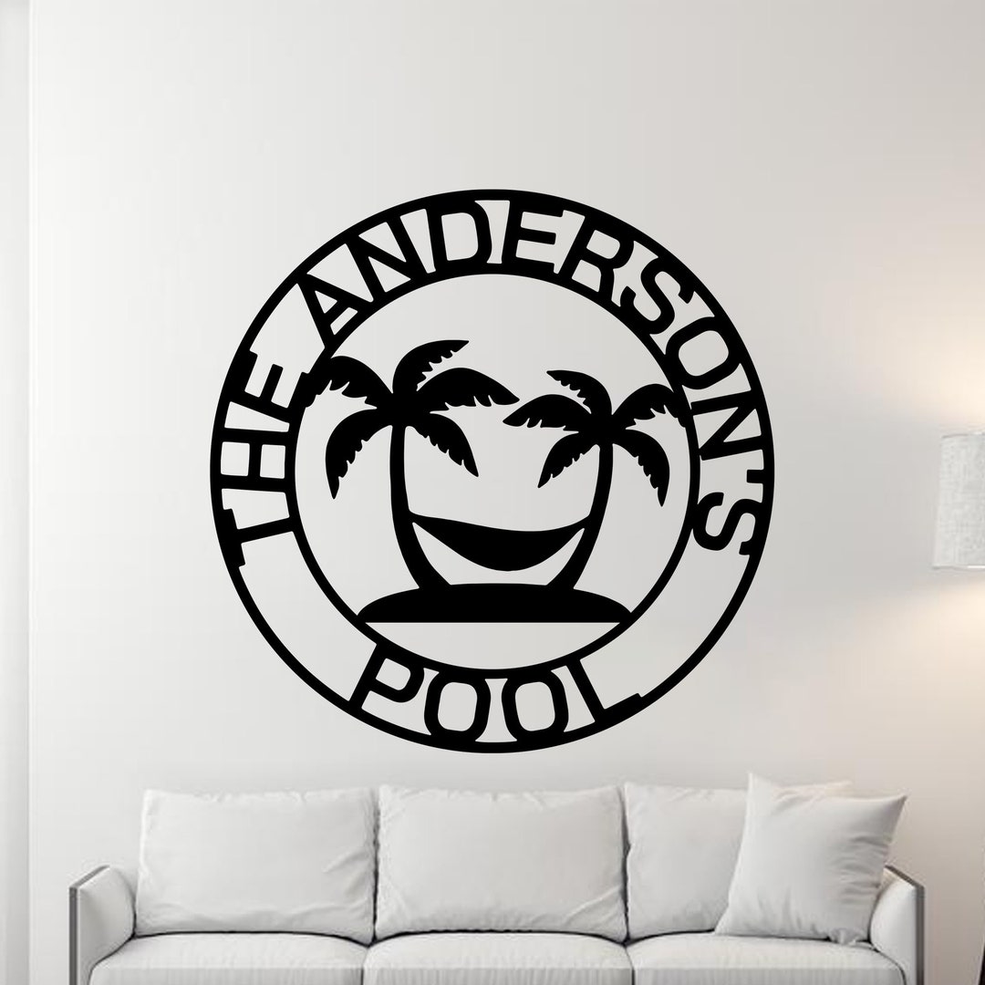 Custom Pool Sign Pool Sign Welcome Pool Sign Metal Pool - Etsy