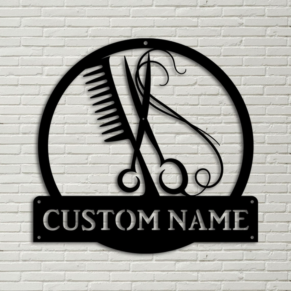 Personalized Beauty Salon Metal Sign Art Custom Hair Stylist - Etsy