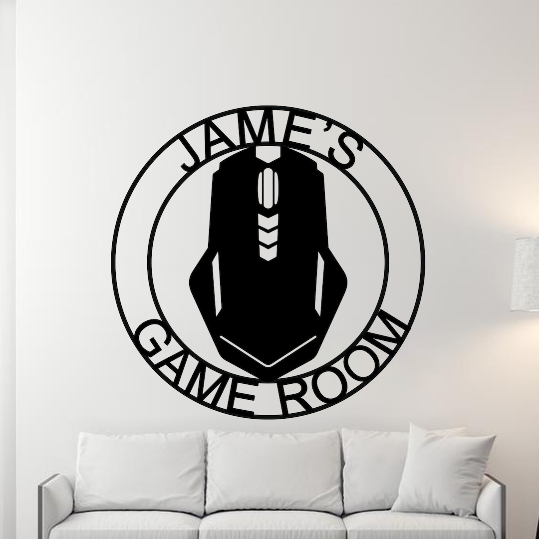 PC Gaming Sign, Gamer Sign, Gaming Username Sign, Game Room Sign ...