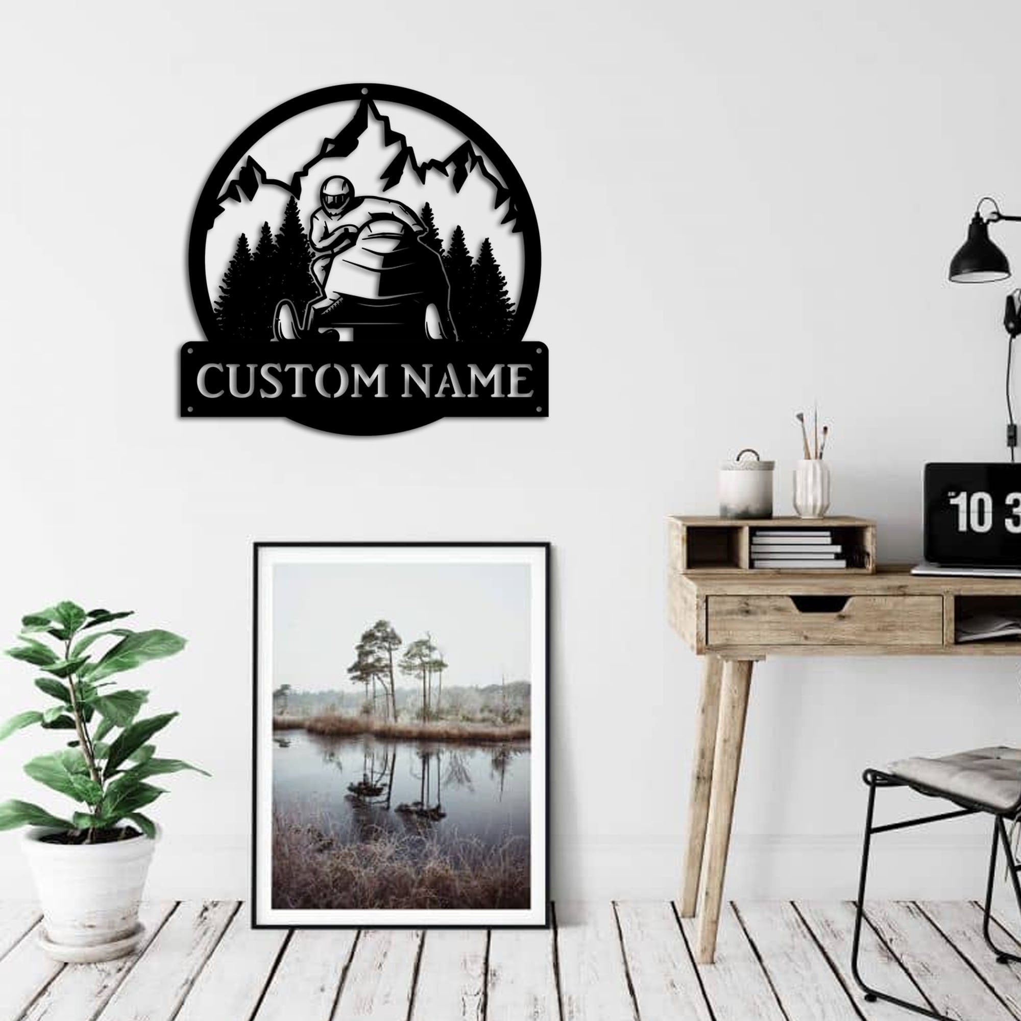 Personalized Snowmobiling Monogram Metal Sign Art - Etsy