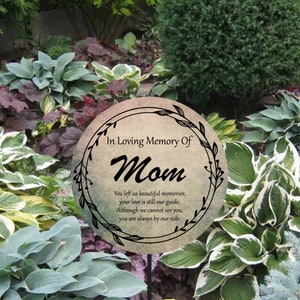 Personalised Mother Memorial Plaque Stake, Grave Marker, Mom Memorial ...