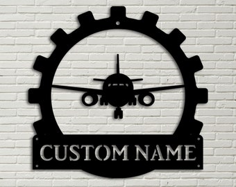 Aircraft Metal Sign - Etsy