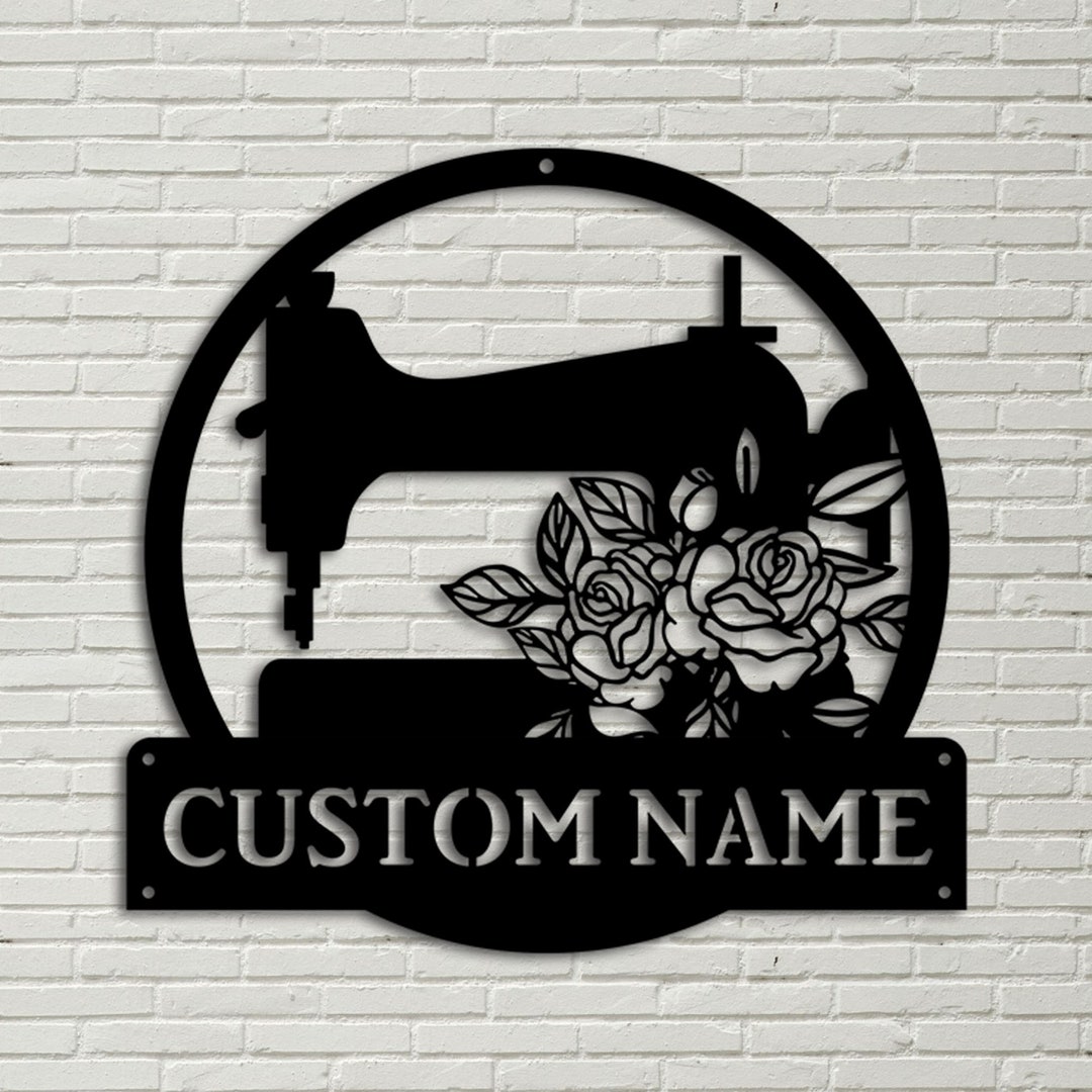 Personalized Floral Hedgehog Monogram Metal Sign Art, Custom Floral ...