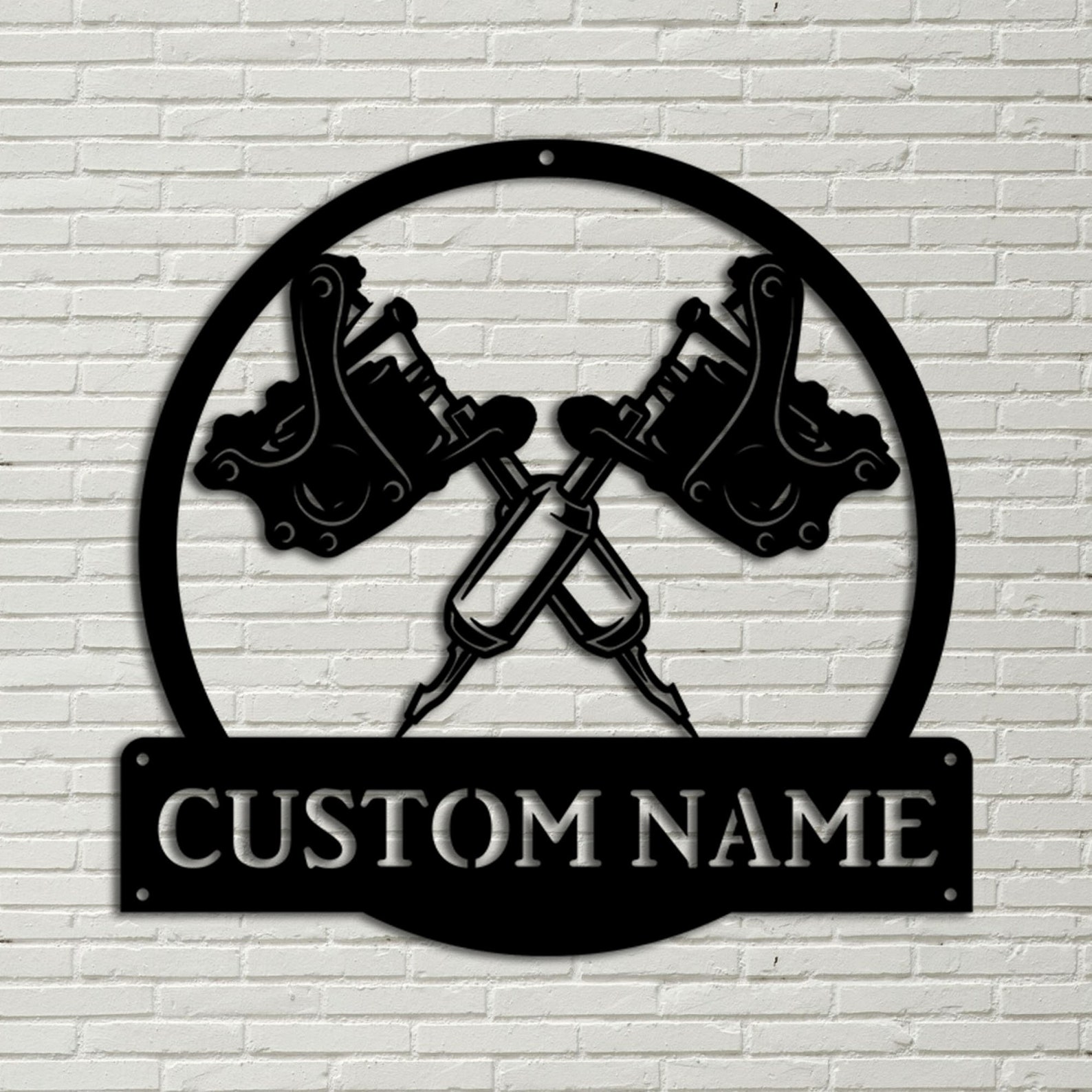 Personalized Tattoo Artist Metal Sign Art Custom Tattoo | Etsy