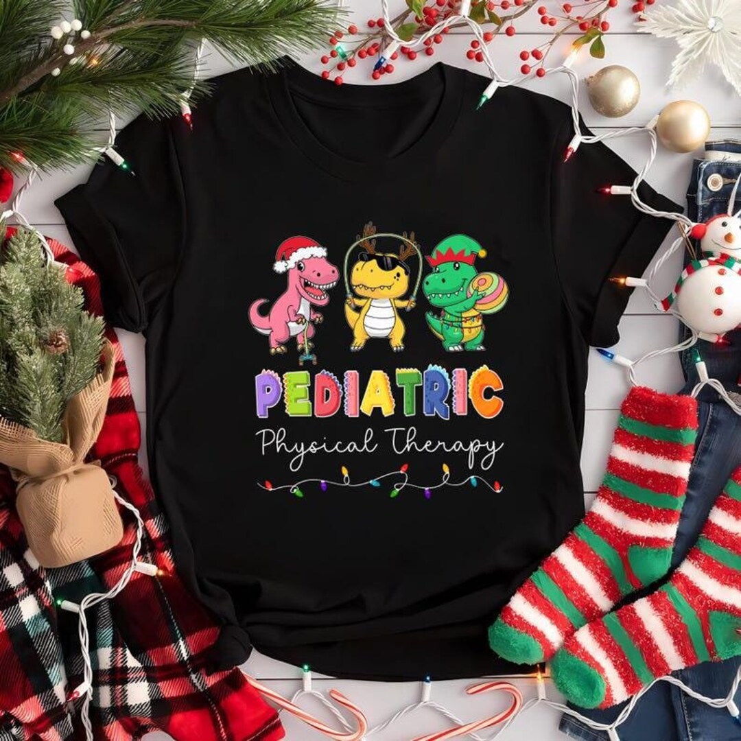Christmas Pediatric Physical Therapy, Christmas PT PTA Shirt, Pediatric ...