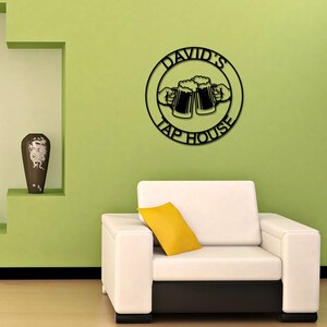 Beer Tap Sign, Personalized Bar Sign, Bar Signs, Personalized Signs ...