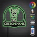 Personalized Llama Animal Monogram Metal Sign Art, Custom Llama Metal ...