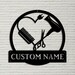 Personalized Barber Hair Stylist Metal Sign Art Custom Hair Stylist ...