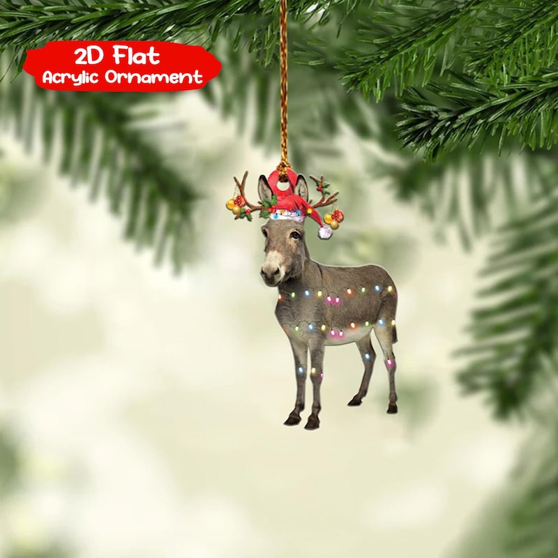 Donkey Ornament - Etsy