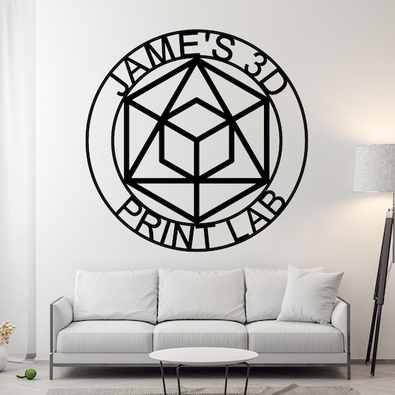 3D Print Sign Print Lab Sign 3D Printing Business Sign | Etsy