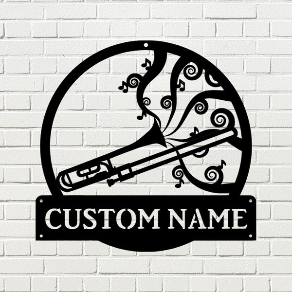 Trombone Patch - Etsy