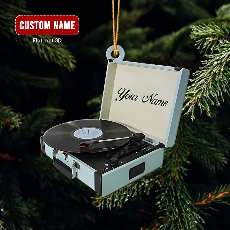 Vinyl Record Christmas Ornament - Etsy