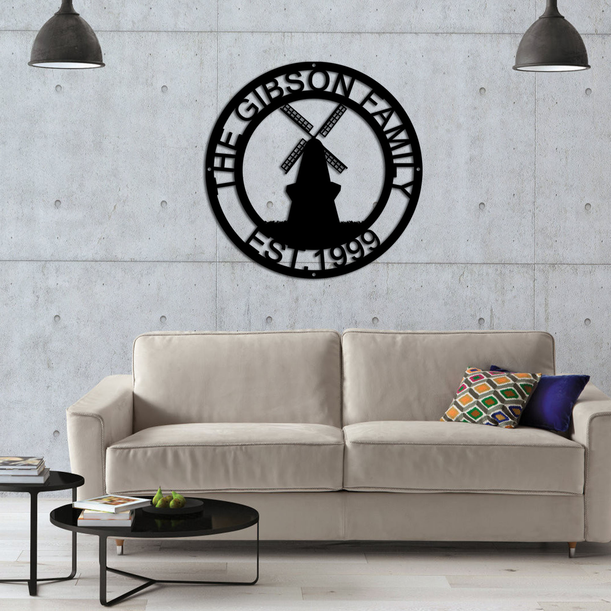 Personalized Windmill Wall Decor Personalized Windmill Sign - Etsy