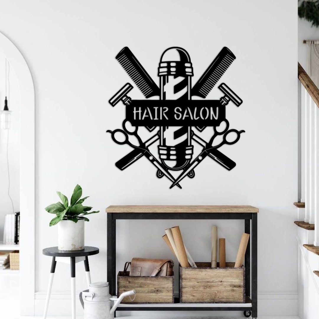 Salon Sign, Custom Beauty Salon Sign, Personalized Hair Salon Sign ...