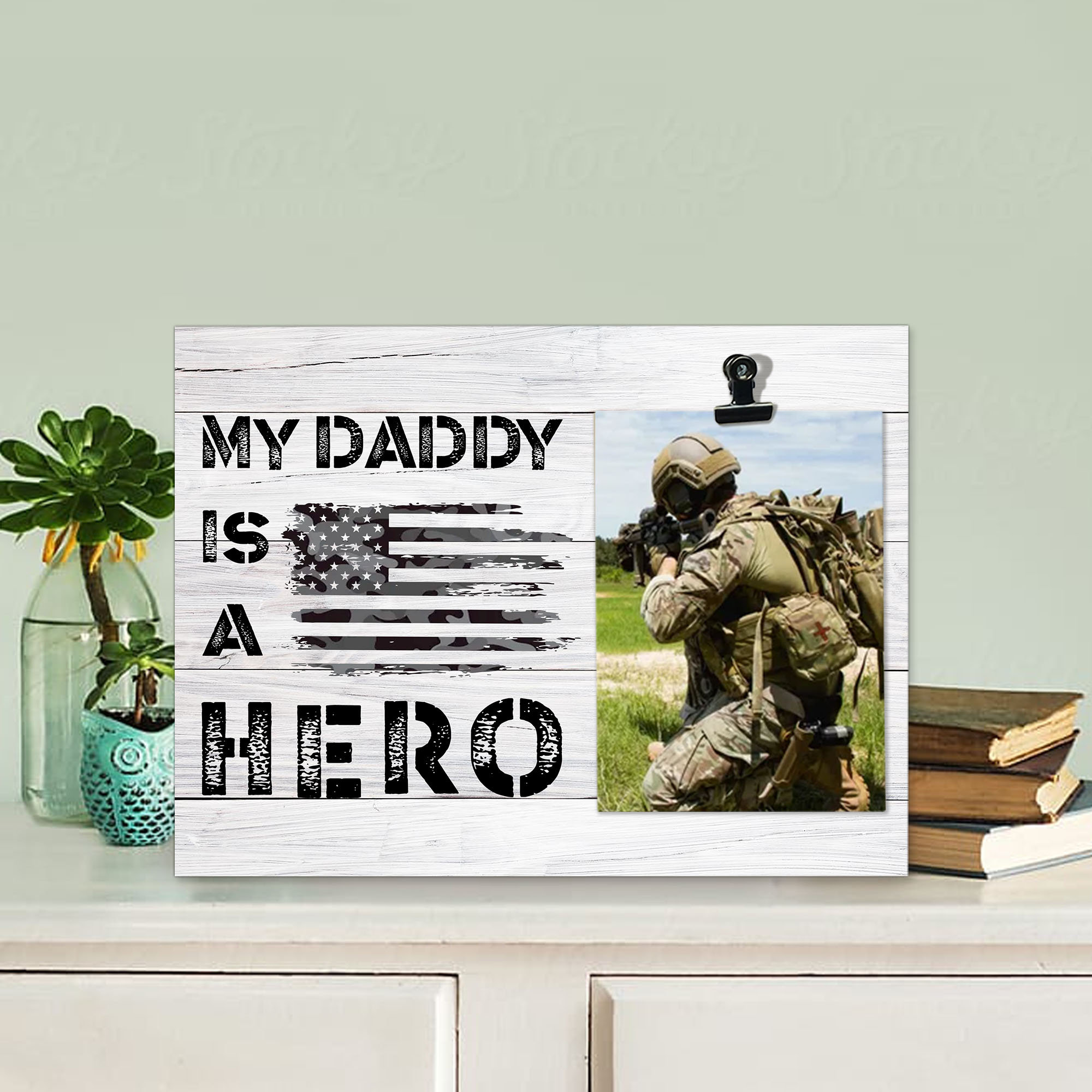 Daddy is My Hero Picture Frame - Etsy