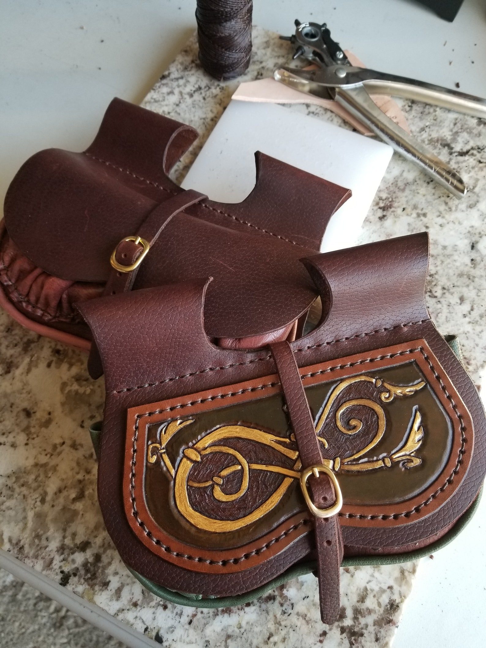 Medieval Kidney Belt Pouch - Etsy