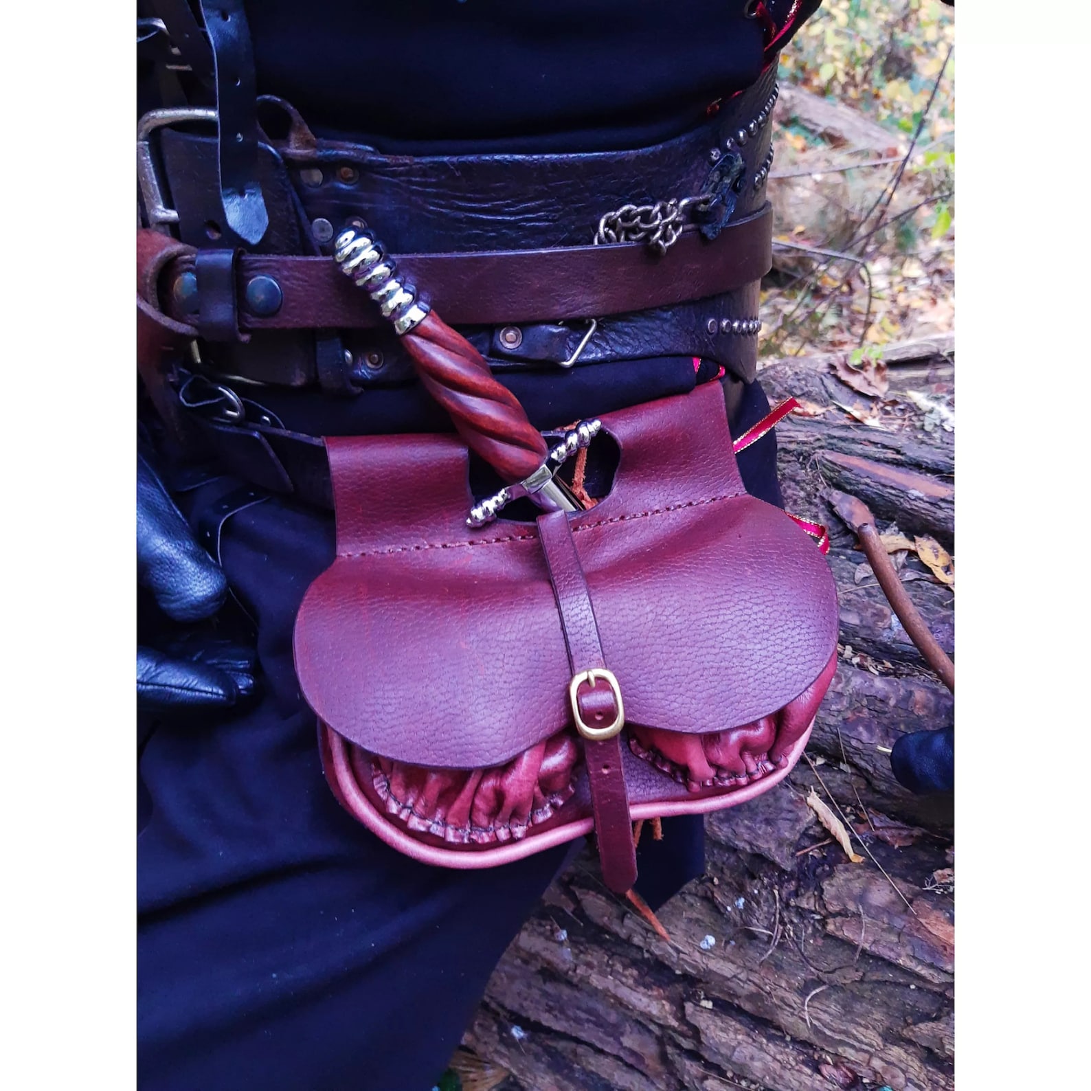 Medieval Kidney Belt Pouch - Etsy