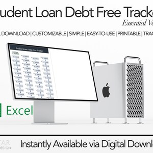 Printable Student Loan Debt Free Tracker | Debt Payoff Tracker ...