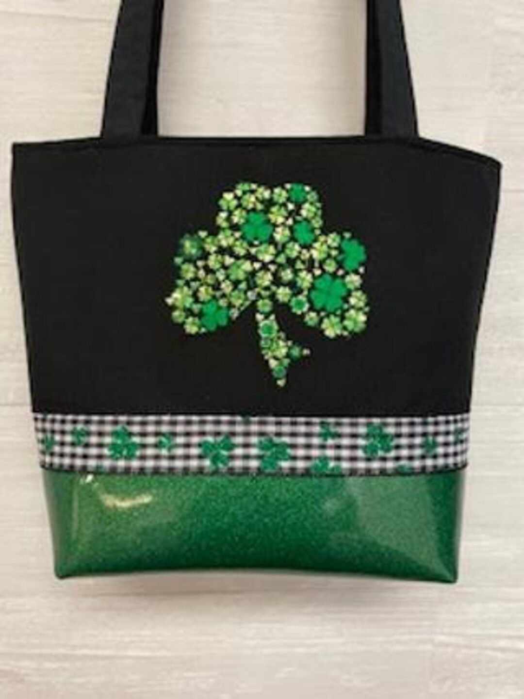 Shamrock Purse With a Vinyl Bottom - Etsy