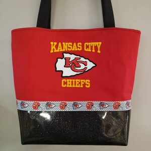 Kansas City Chiefs Purse With Vinyl Bottom - Etsy