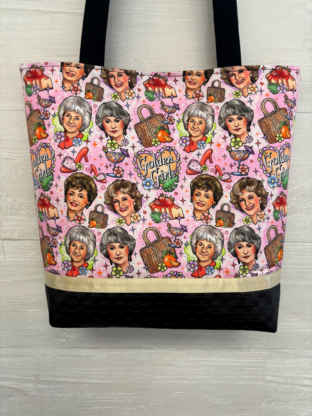 Golden Girls Fabric Purse With a Vinyl Bottom - Etsy