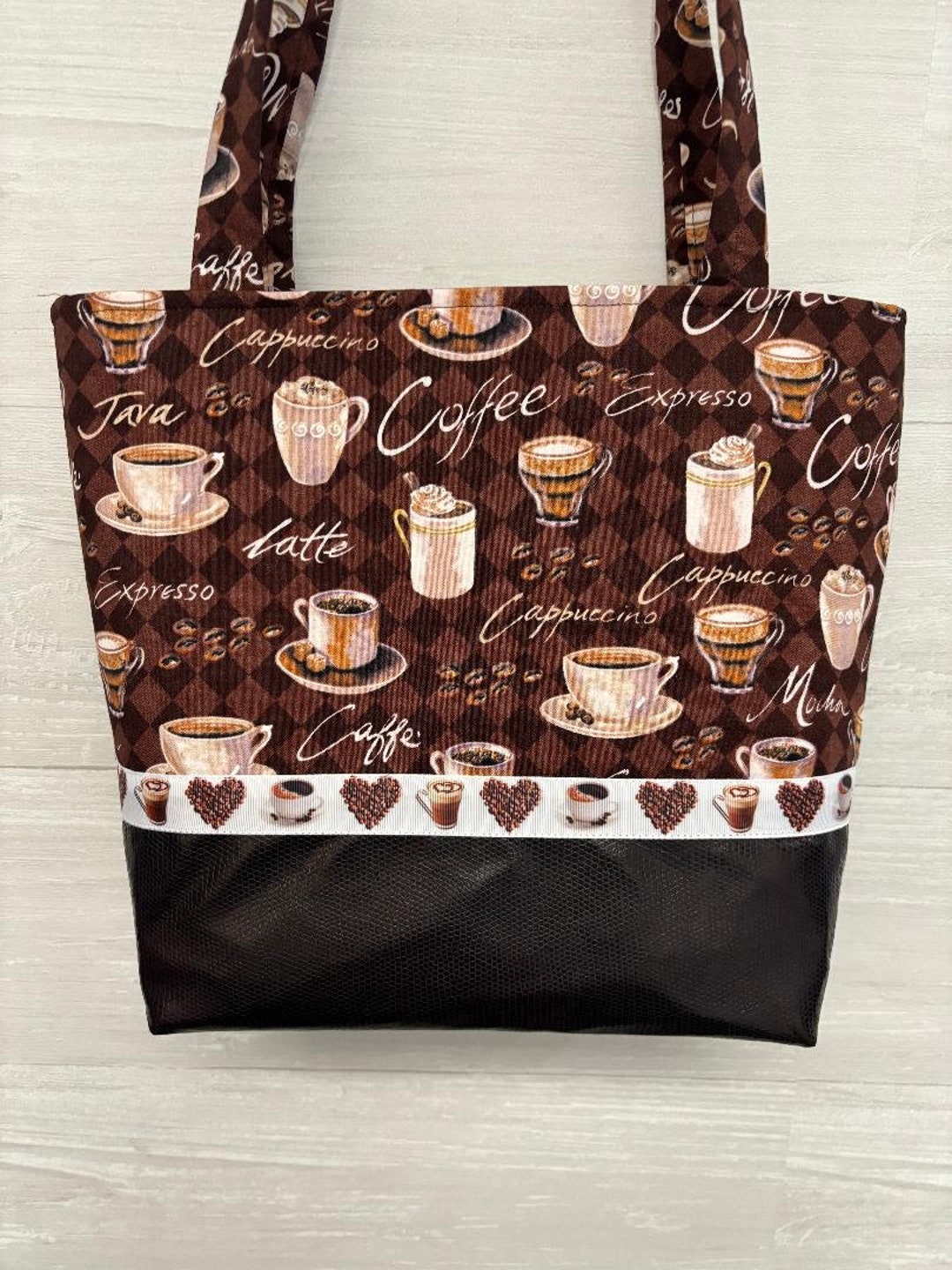 Coffee Purse With a Vinyl Bottom - Etsy