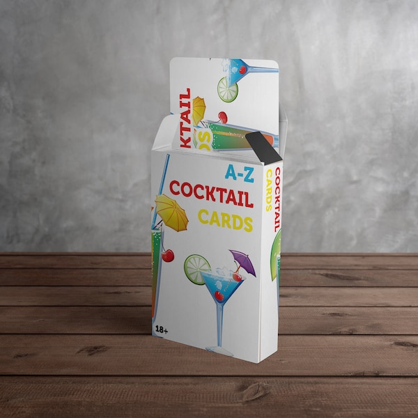 Cocktail Cards - Etsy