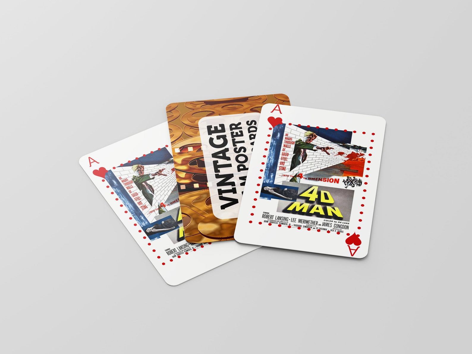 Vintage Film Poster Playing Cards - 52 Playing Cards - Card Pack ...