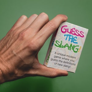 Guess the Slang Meaning Game - 52 Game Cards (game for Adults/family ...