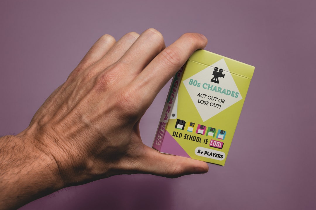 80s Charades / Decades Game - 52 Cards With 96 Playful Prompts ...