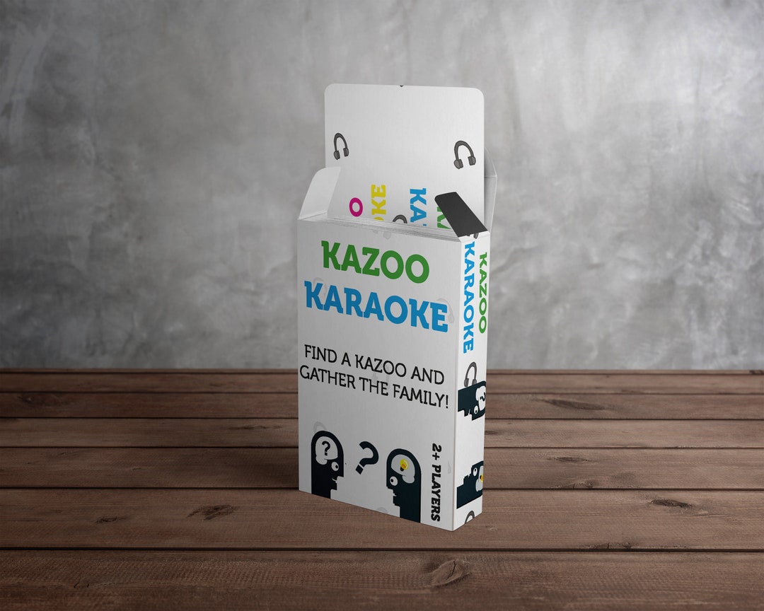 Kazoo Karaoke Music Decades - 52 Cards With 192 Playful Prompts ...