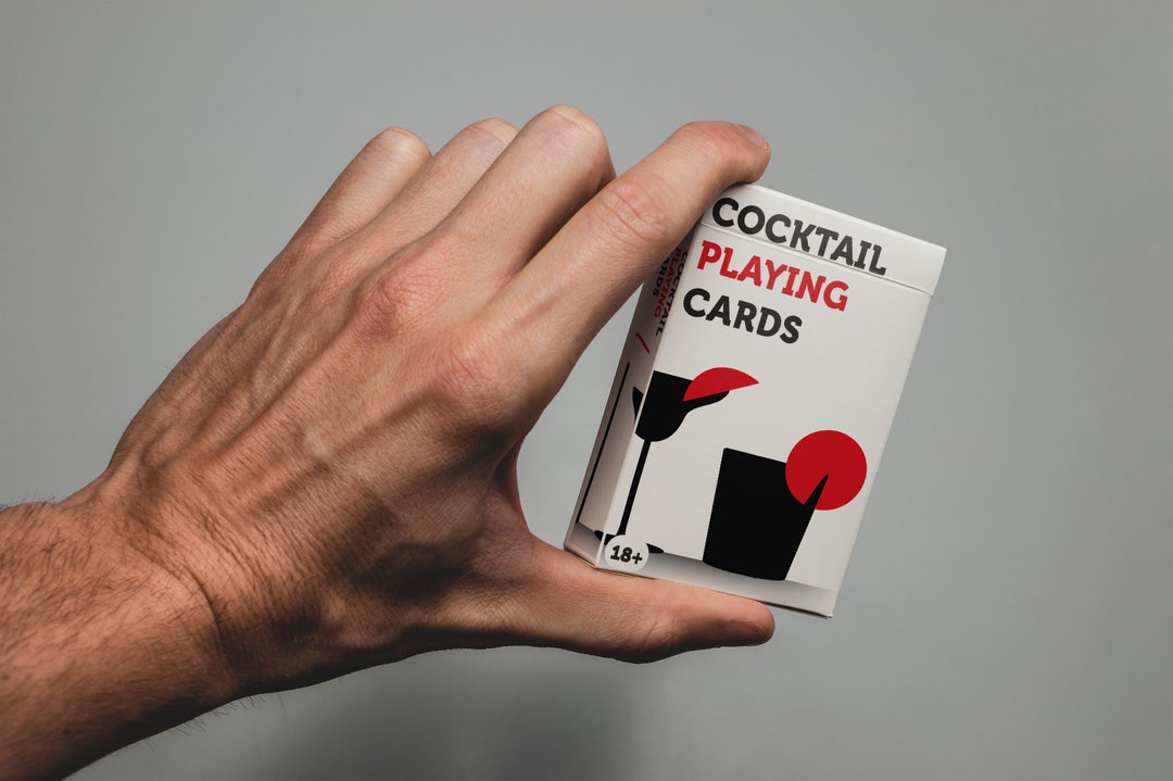 Cocktail Playing Cards - Cocktail Making Card Pack With 52 Cards - Date ...