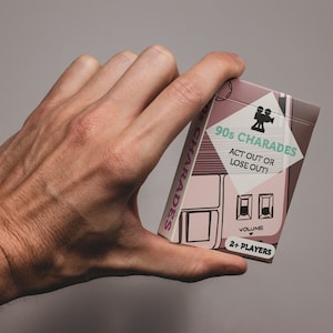 90s Charades / Decades Game - 52 Cards With 96 Playful Prompts ...