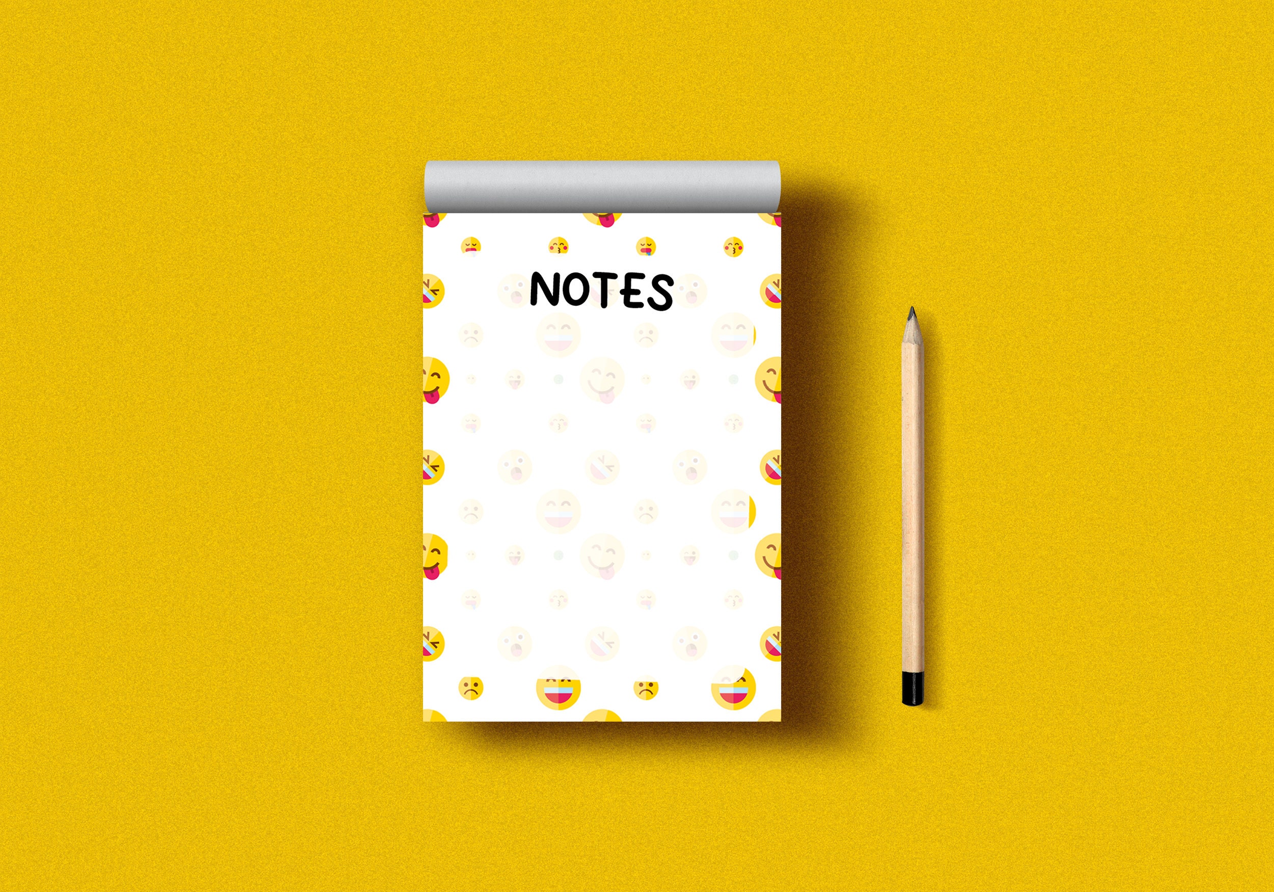Paper & Party Supplies Paper Notepads A6 Notepad Stocking Filler Smiley ...