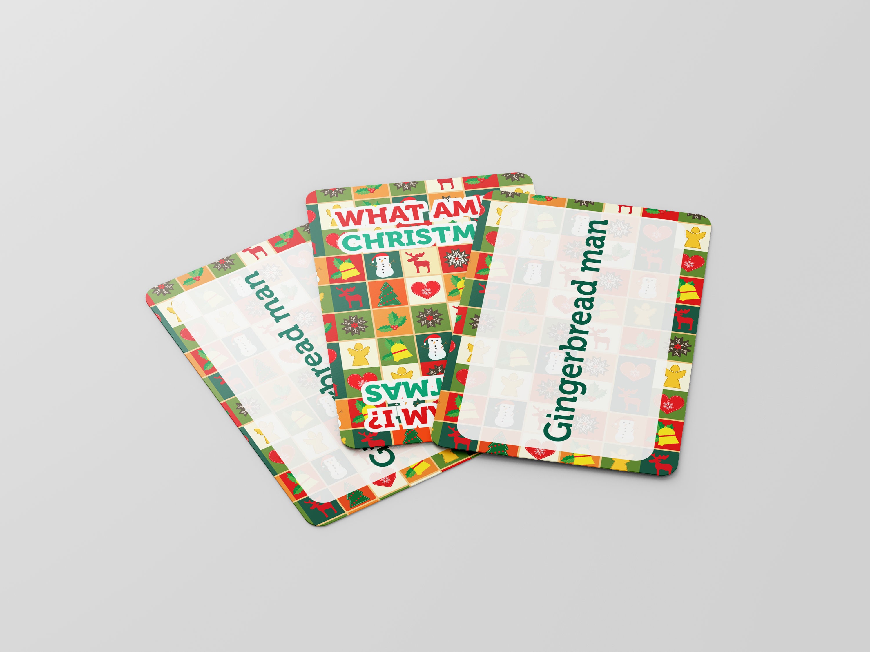 What Am I? Christmas Game - 52 Game Cards (game for Adults/family ...