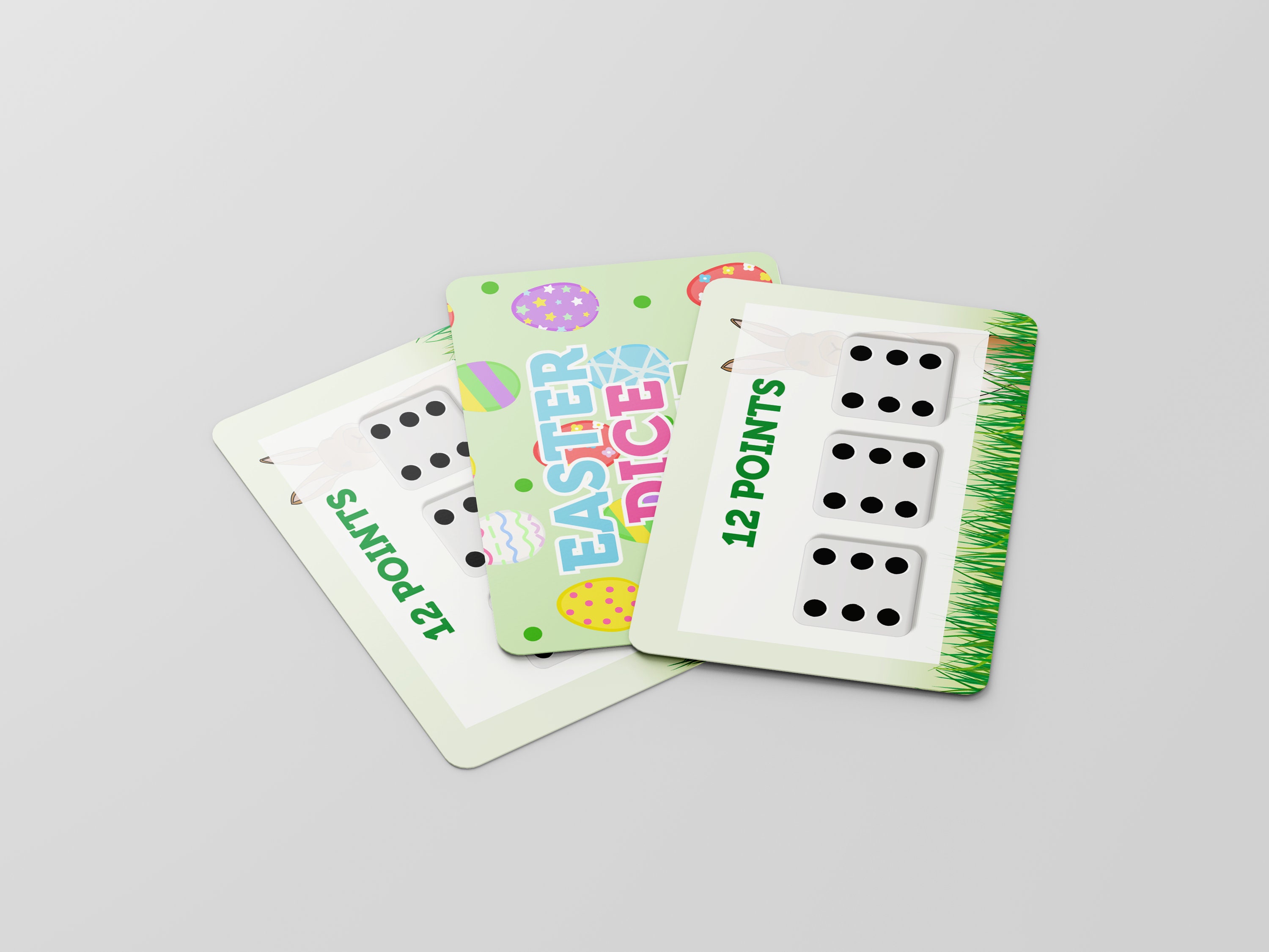 Easter Dice Game - 42 Game Cards + 10 Certificates (game for Adults ...