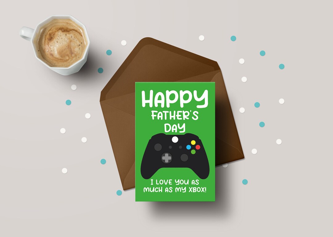 Happy Father's Day Xbox Love! - Funny Gamer Father's Day Greeting Card ...