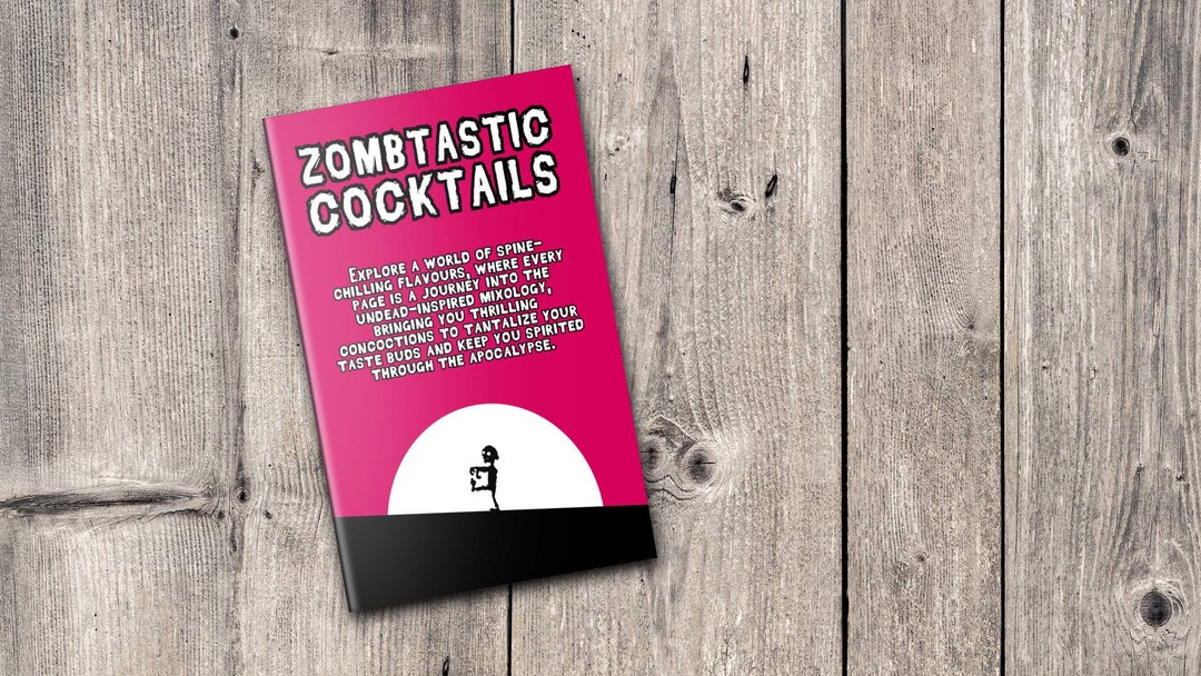 Zombie Cocktail Book! Mini Adult Cocktail Making, Stocking Filler ...