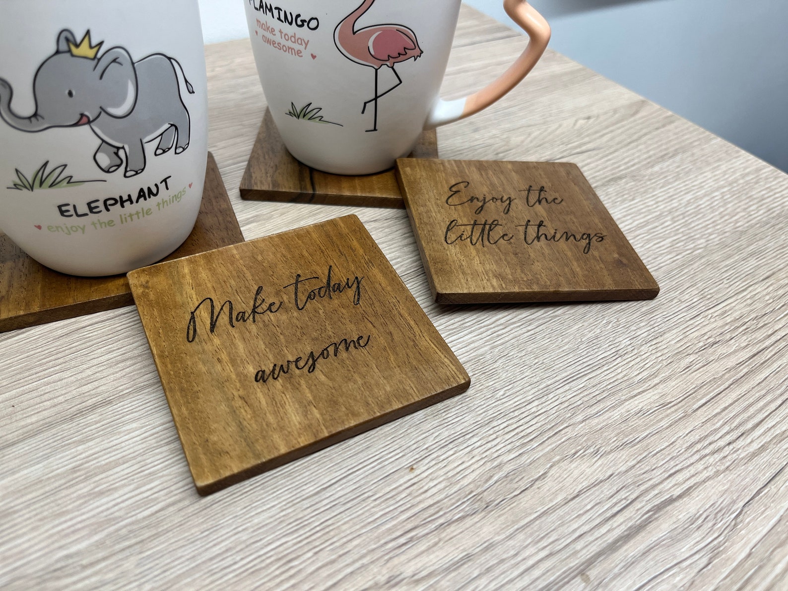 Wooden Coasters Inspiration Quotes - Etsy