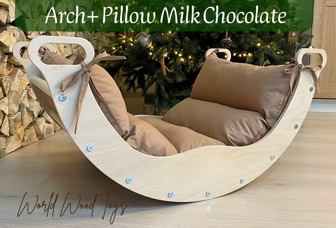 Climbing Arch With Pillow Toddler First Gift Montessori - Etsy