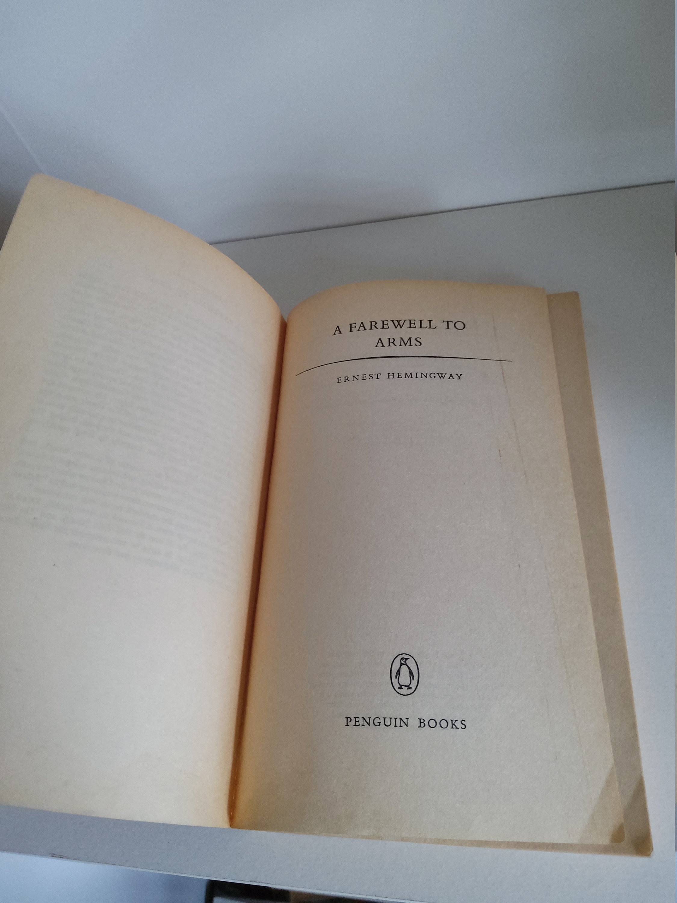 A Farewell to Arms by Ernest Hemingway - Etsy