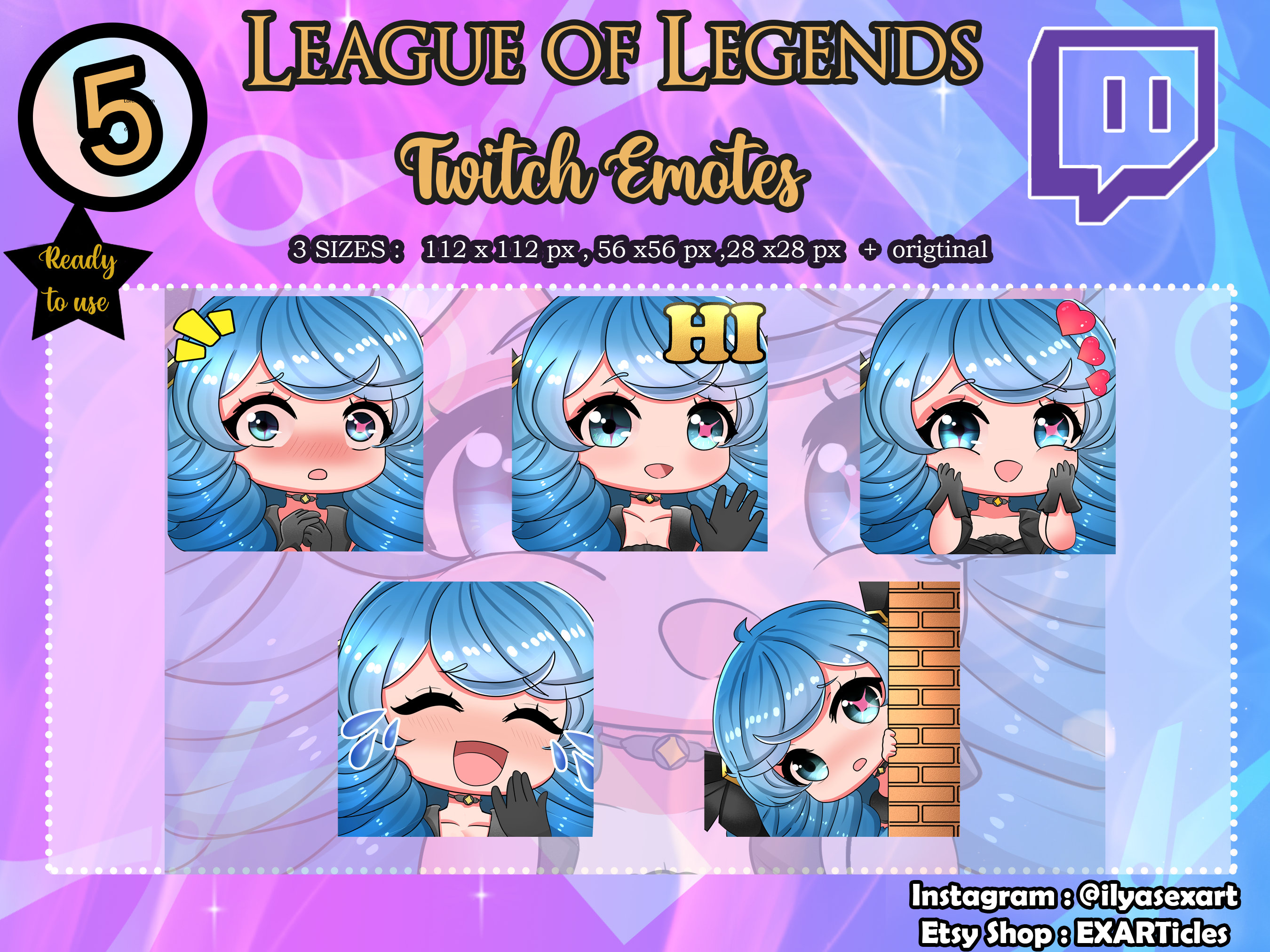 Art & Collectibles Digital Drawing & Illustration League of legends ...