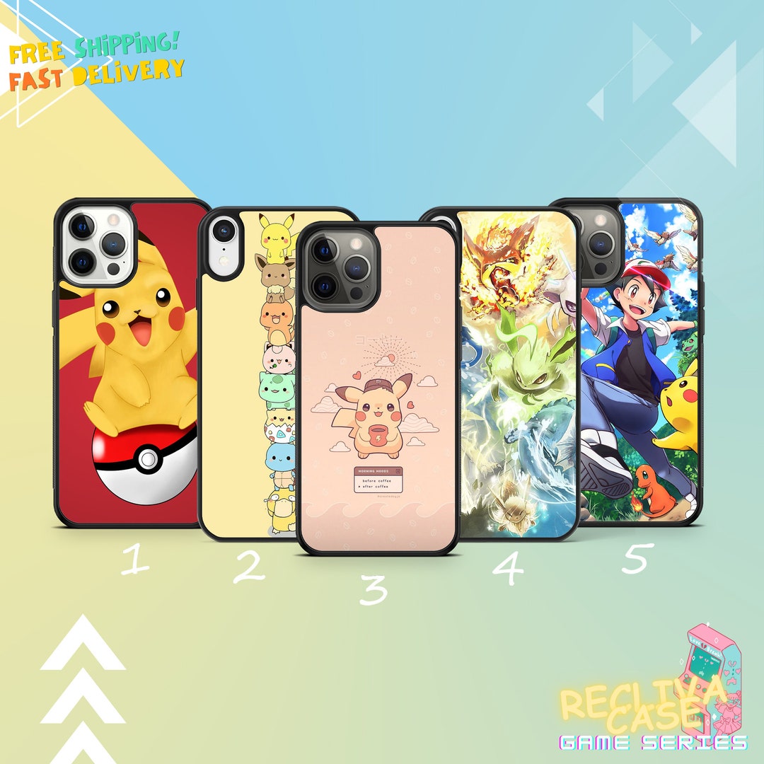 New Design Pokémon for iPhone 15 Pro Max 15 Pro 14 13 12 Pro Max XR XS ...